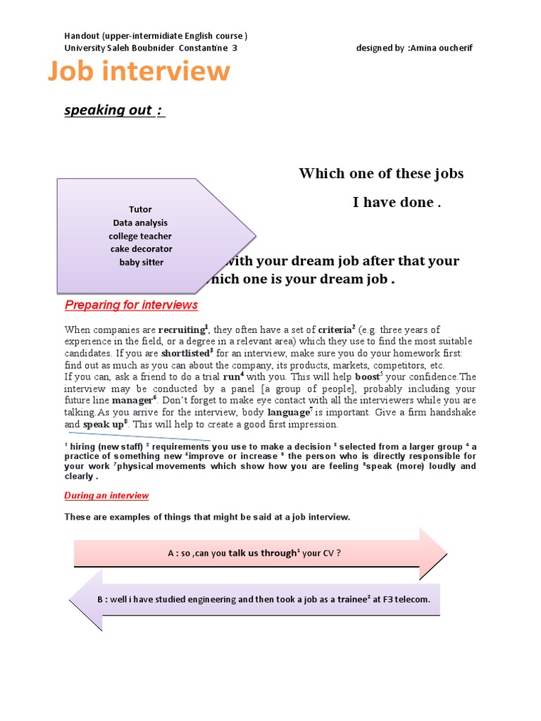 Job Interview Tips: Preparing for Success | PDF | Job Interview | Cognition