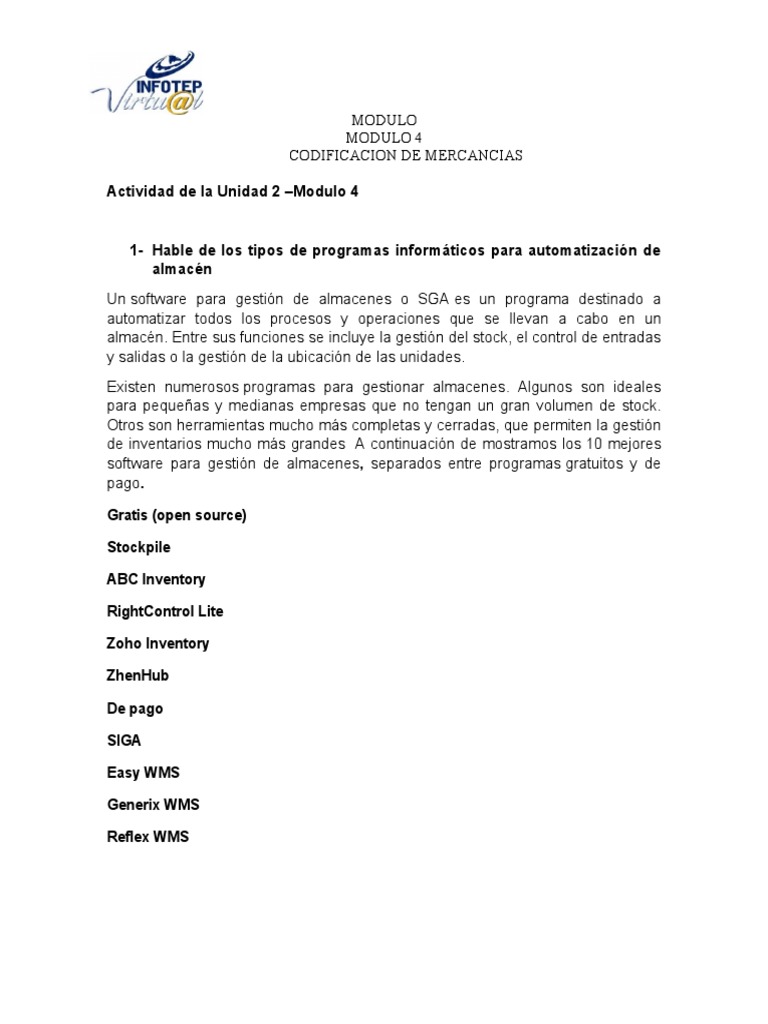 Actividad 2 Modulo 4 | PDF | Informática