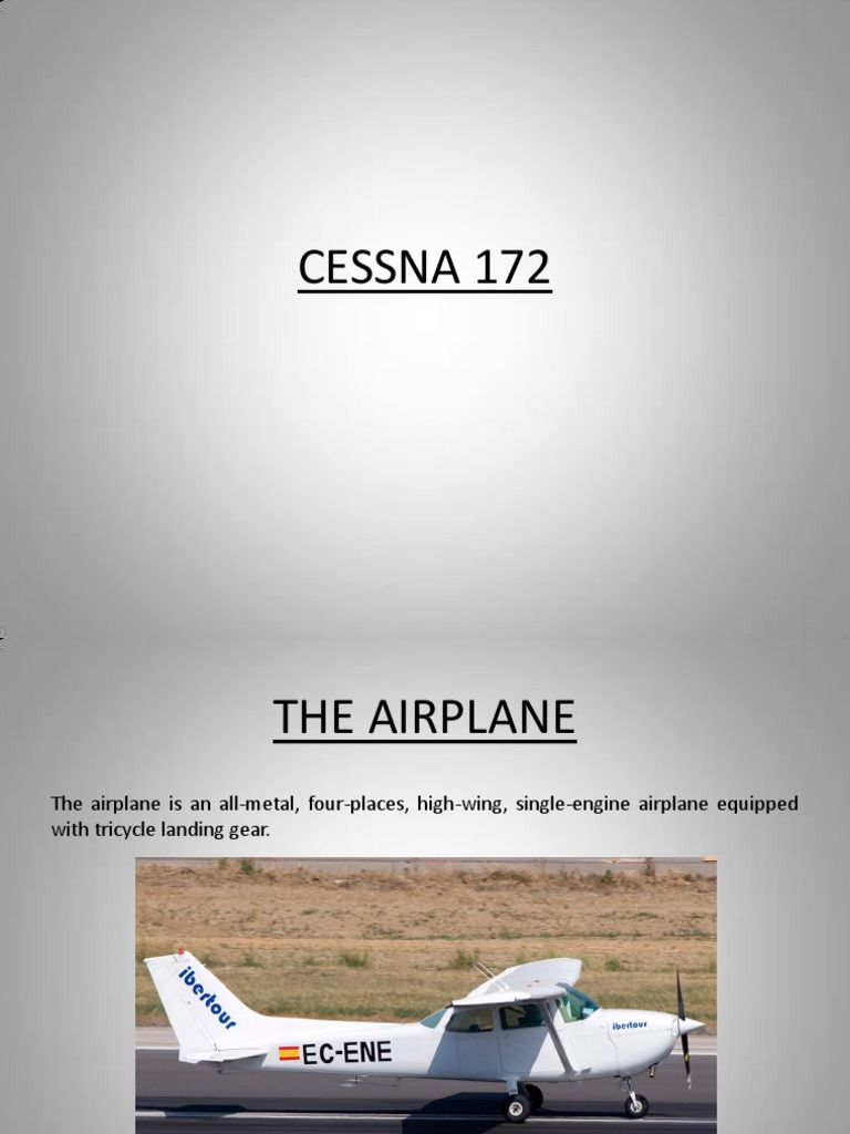 Cessna 172 | PDF | Landing Gear | Flight Control Surfaces