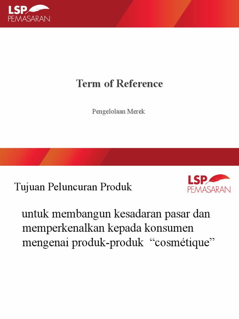 Template TOR & Proposal Event | PDF