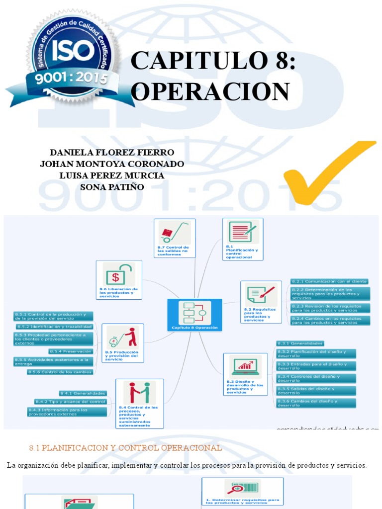 Iso 9001 Capitulo 8 | PDF | Business