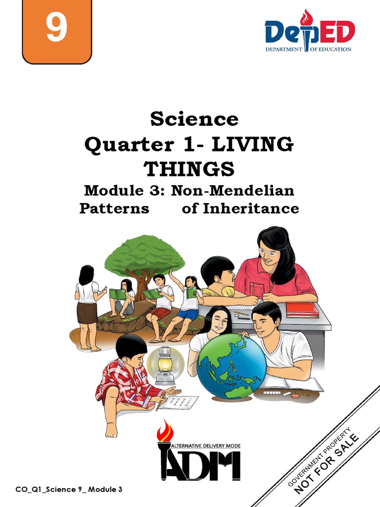 Science 9 - Q1 - Mod3 - Non Mendelian Patterns of Inheritance - VerFinal | PDF | Dominance ...