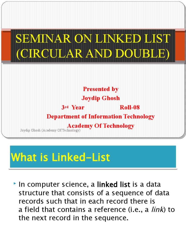 Understanding Circular and Doubly Linked Lists | PDF | Data Management | Computing