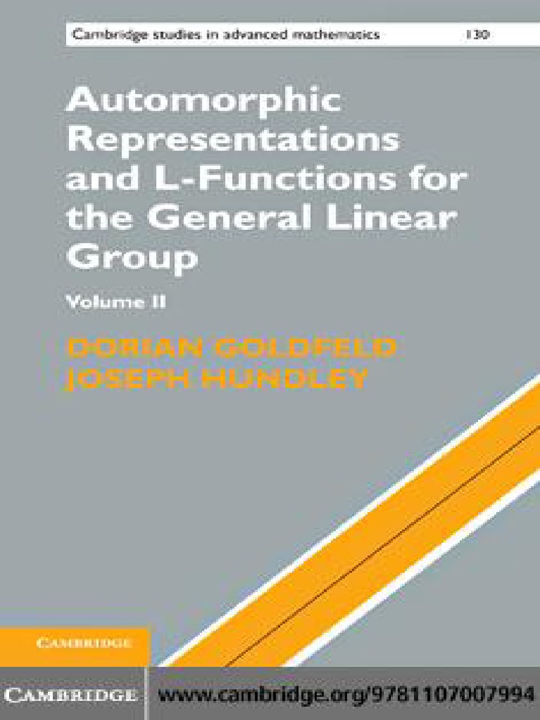Automorphic Representations and L-Functions For The General Linear ...