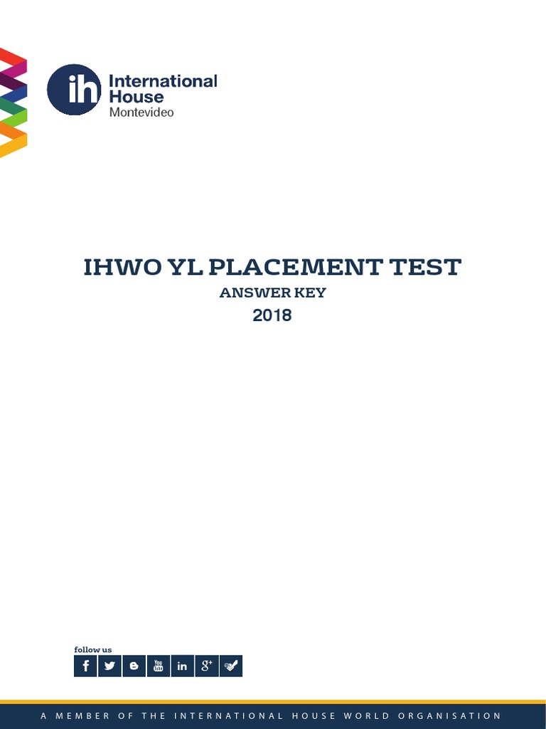 Ihwo Yl Placement Test: Montevideo | PDF