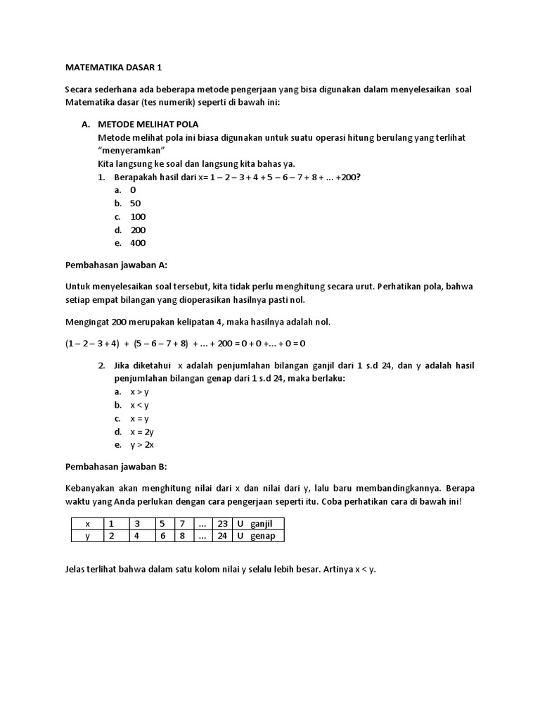 Matematika Dasar 1 Pdf