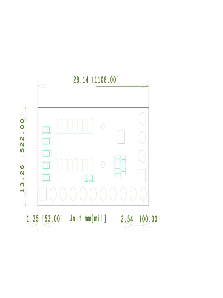 433Mhz RF Receiver Module V1.0.0-Dimension | PDF