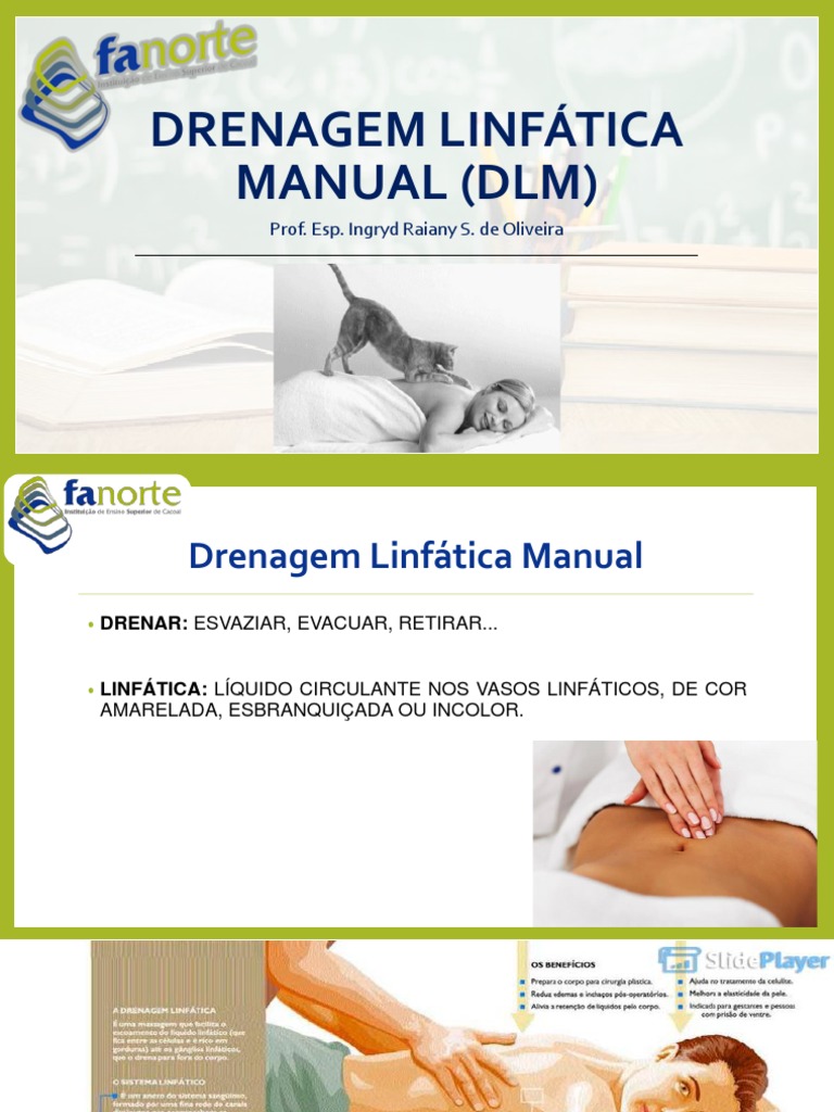 Drenagem Linfática Manual | PDF | Sistema linfático | Especialidades ...
