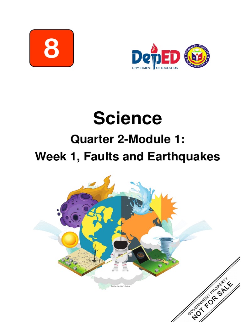 Science g8 q2 Module 1 WK 1 PDF Free | PDF | Fault (Geology) | Earthquakes