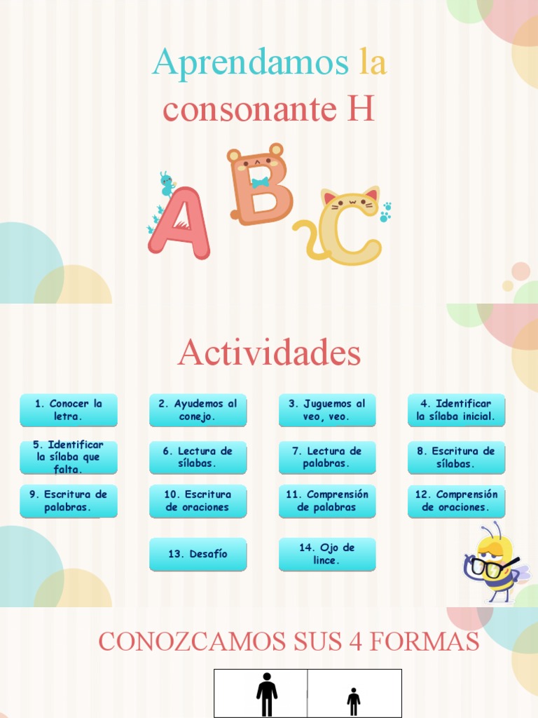 Letra H | PDF | Artes del Lenguaje y Comunicación | Estudios de idiomas ...