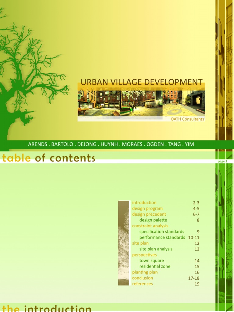 Urban Design Development | PDF
