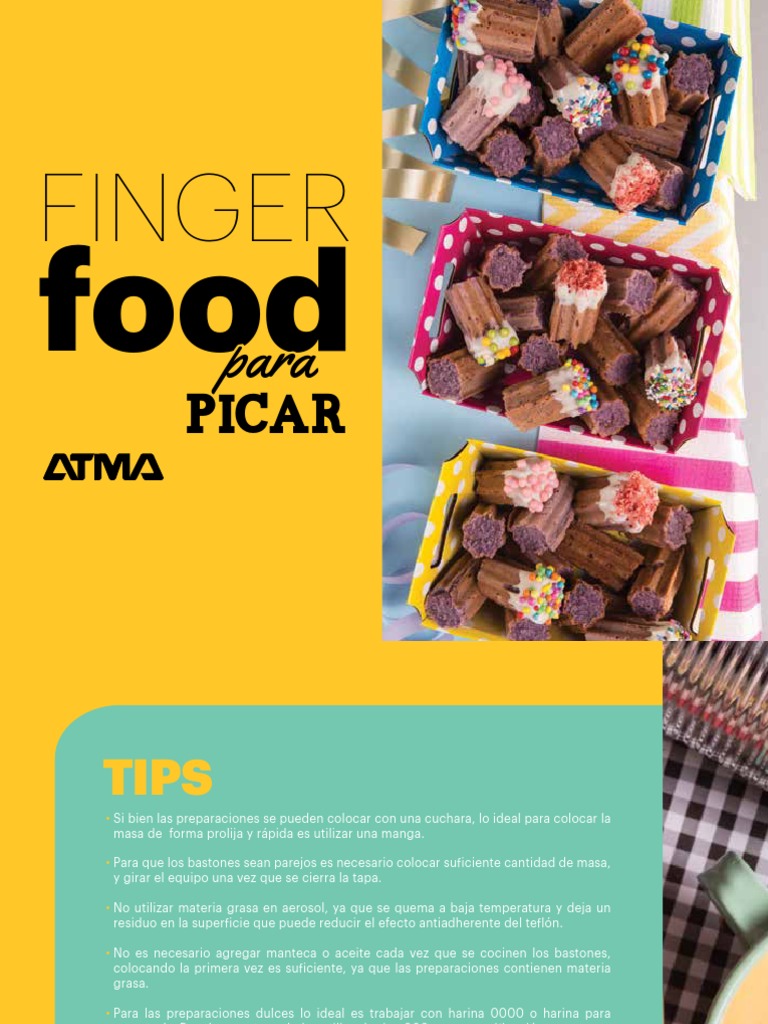 Recetario - Finger Food | PDF | Salsa | Queso