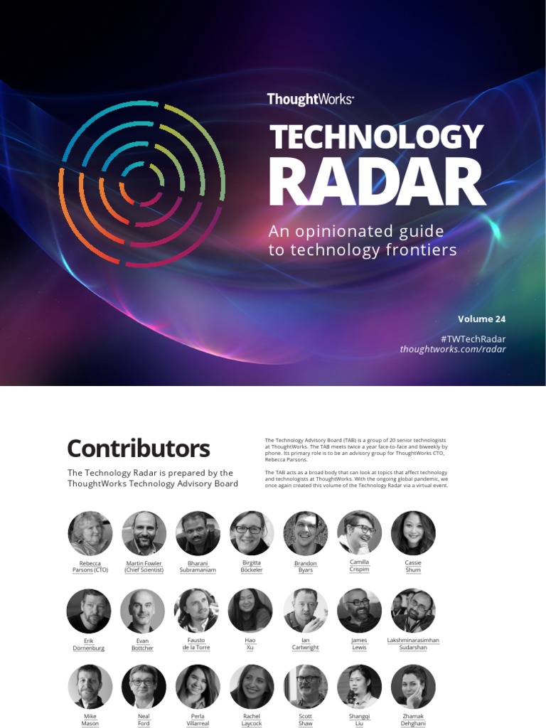 Technology Radar Vol 24 en | PDF | Cloud Computing | Information ...