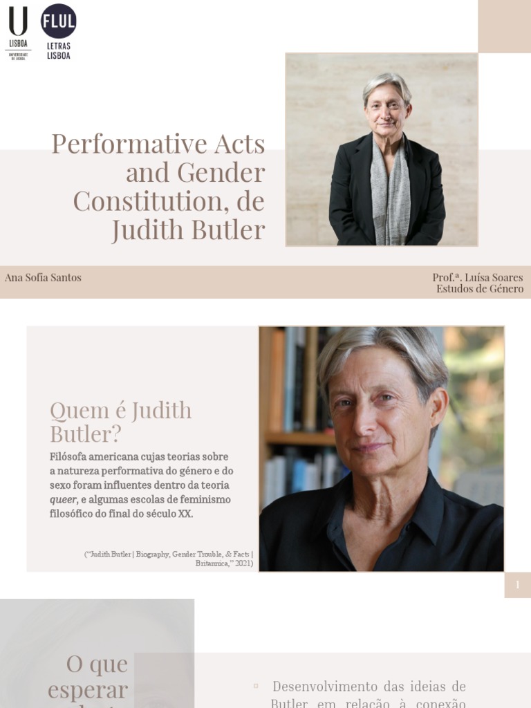 Judith Butler Gender Constitution – GMBX