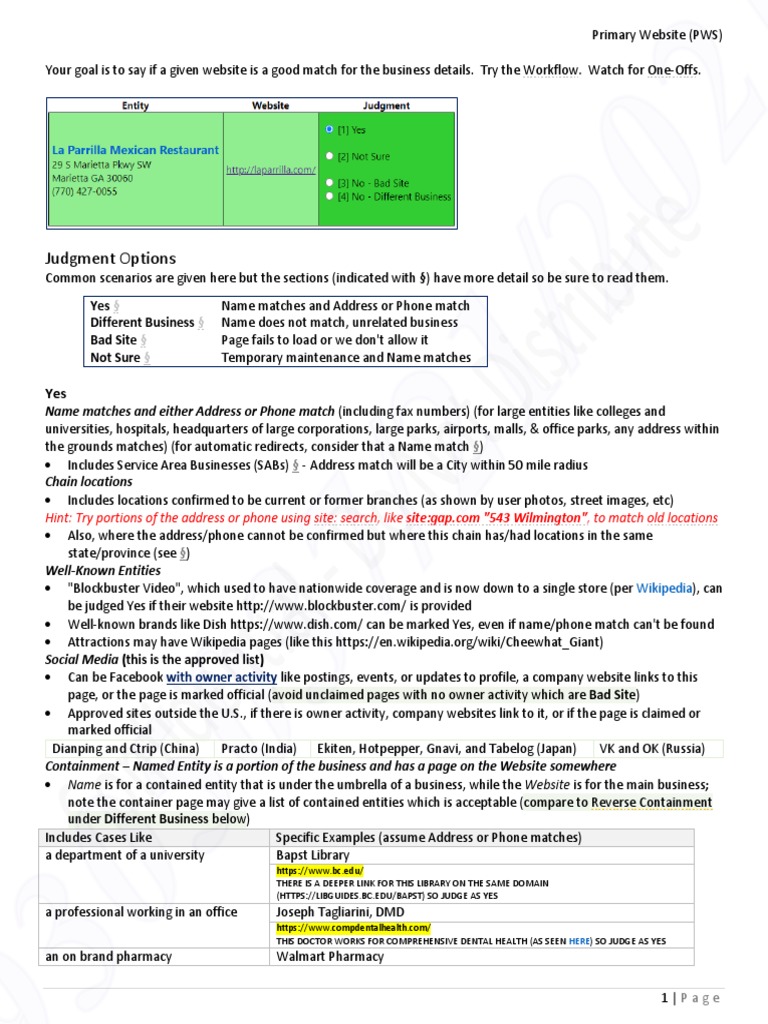 (Prod) Primary Website (PWS) Guidelines 20210615 | PDF | World Wide Web ...