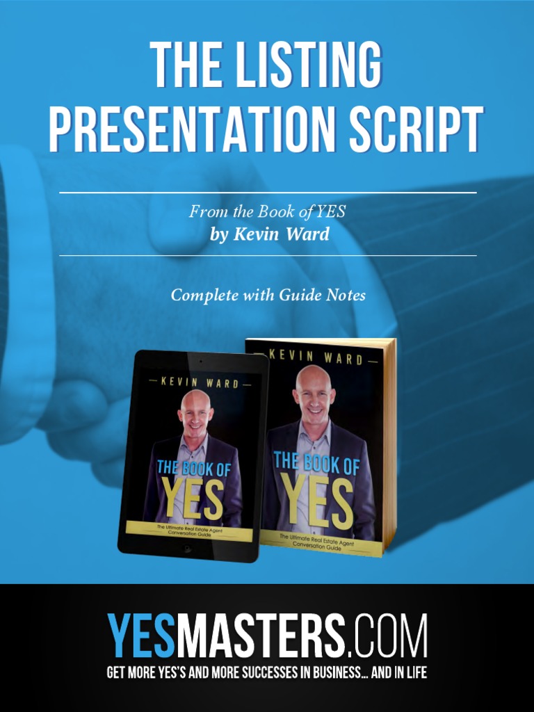 Listing Presentation Script by Kevin Ward | PDF | Prices | Market ...