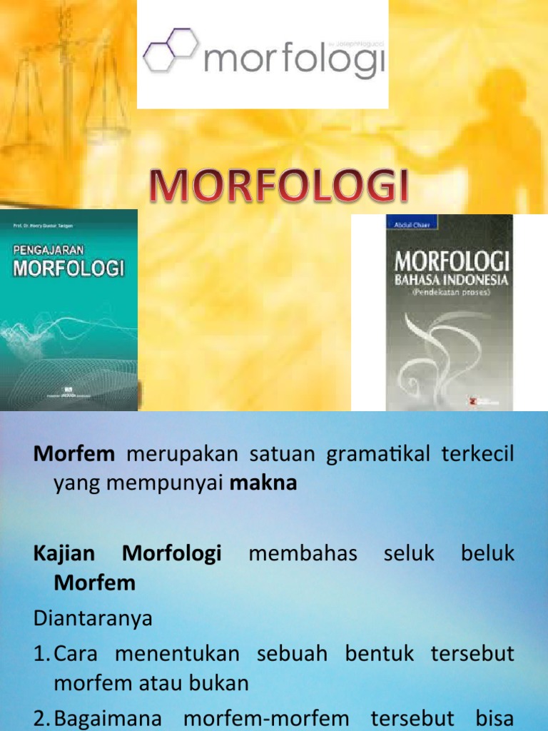 MORFOLOGI | PDF
