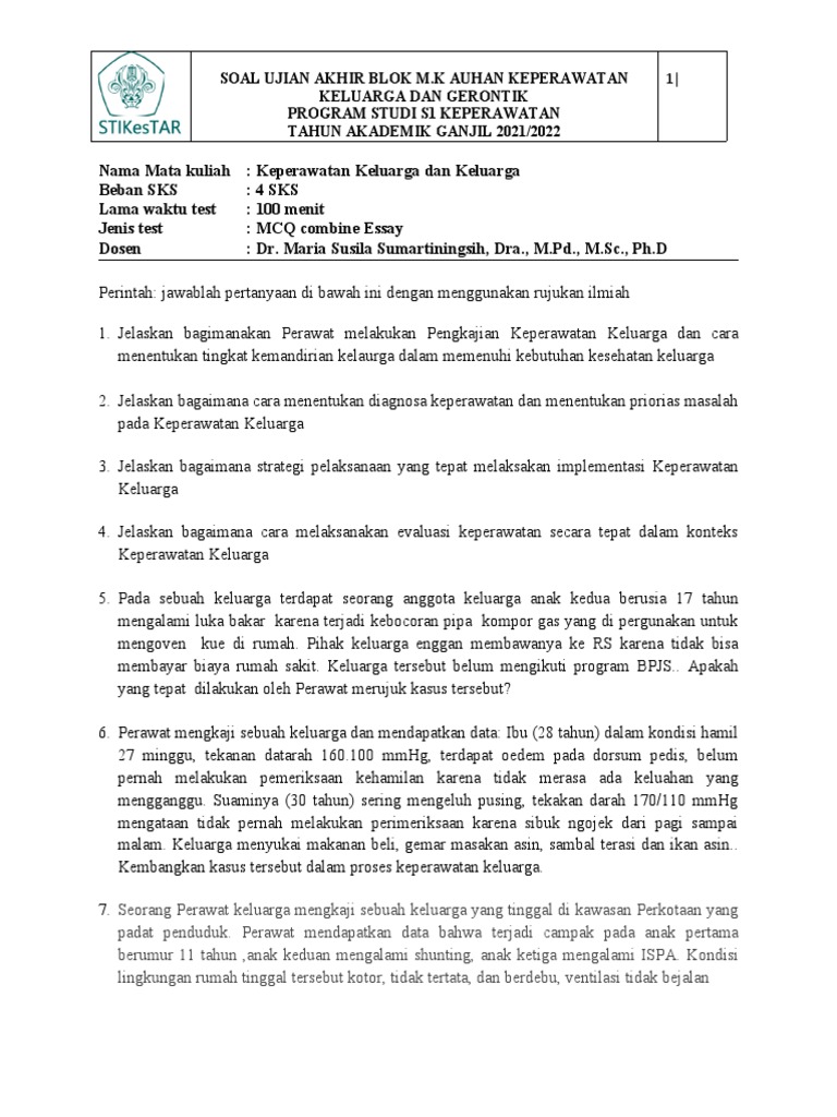 Soal UAS Essay | PDF
