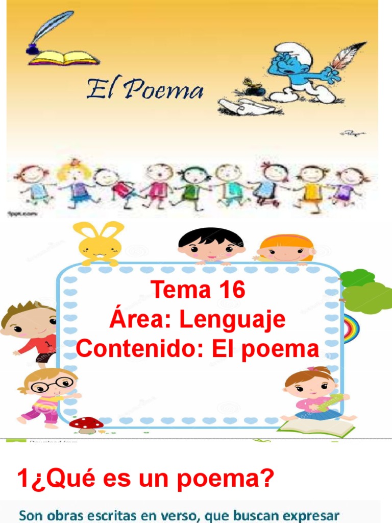 Tema 16 El Poema y Practico 16 | PDF