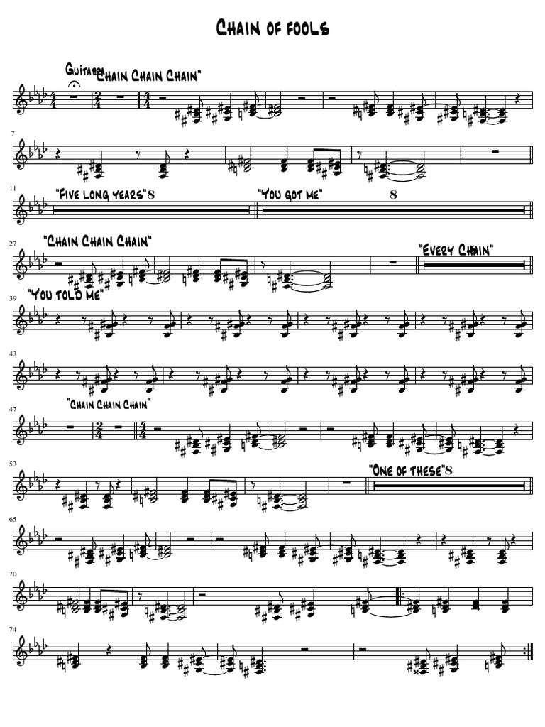 Chain - of - Fools MEIO TOM ABAIXO | PDF