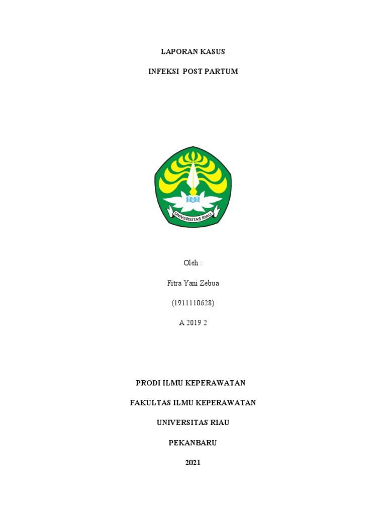 Laporan Kasus Infeksi Post Partum | PDF