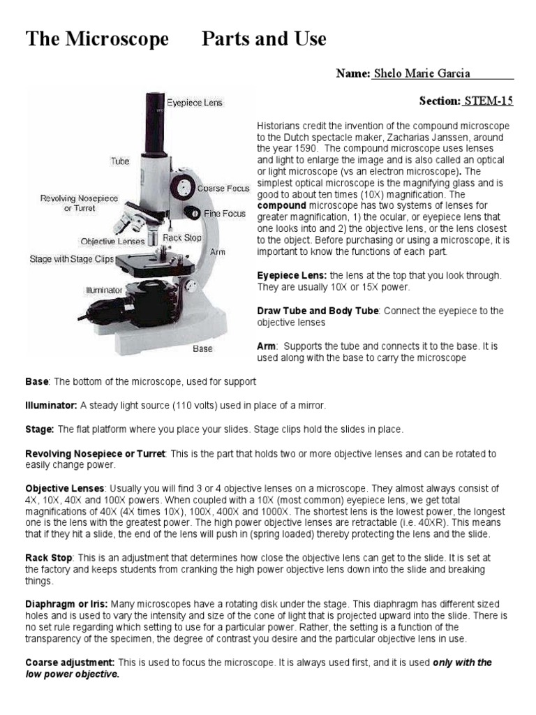 TheMicroscope - How To Use-1 | PDF | Natural Philosophy | Microscopy
