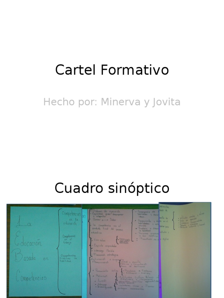 Cartel Formativo | PDF