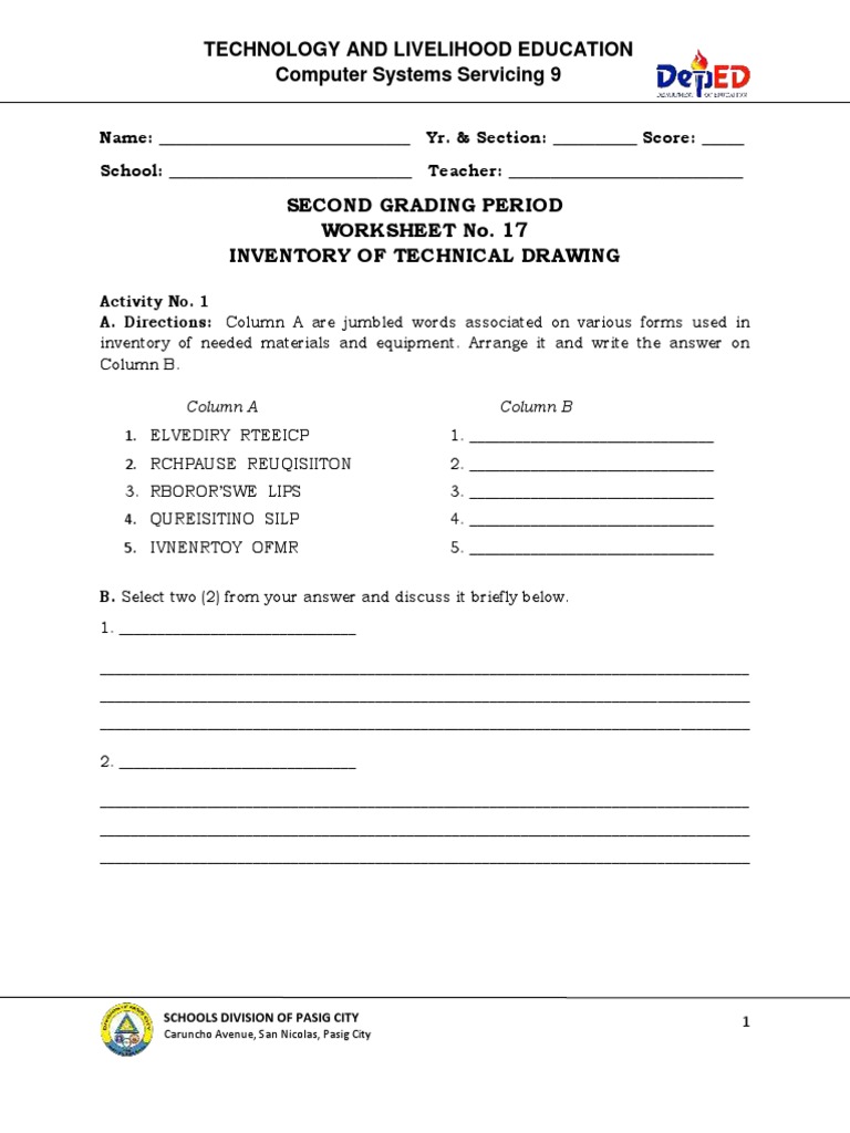 Technology and Livelihood Education Computer Systems Servicing 9 | PDF | Video Game Platforms ...