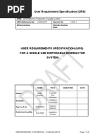 Sample URS | PDF | Specification (Technical Standard) | Electrical Engineering