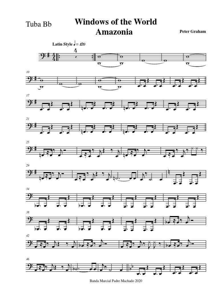 Windows of The World - 014 Tuba BB | PDF | Brass Instruments | Tuba