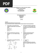 Maths Form 4 Paper 1 | PDF