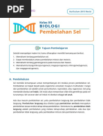 Modul Ajar XI Pembelahan Amitosis | PDF