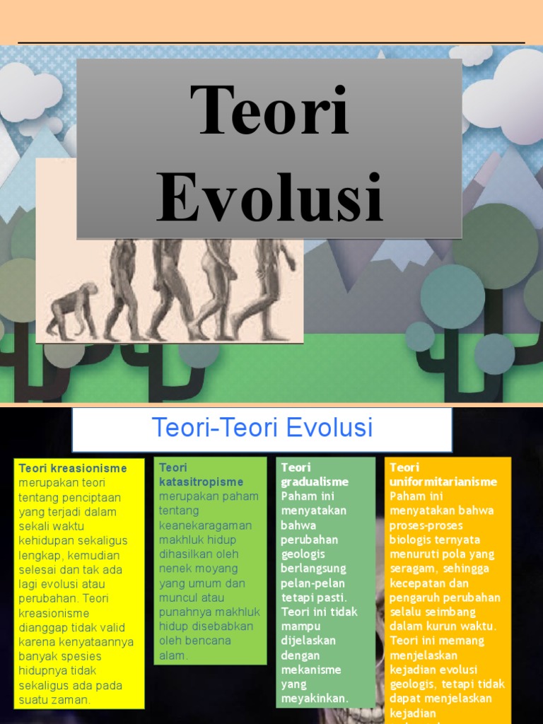 Teori Teori Evolusi 2 Kel 1 | PDF