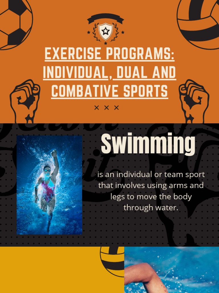 Exercise Programs: Individual, Dual and Combative Sports | PDF