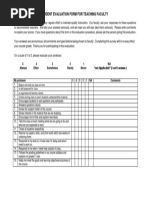 Mentee Evaluation Form Sample | PDF