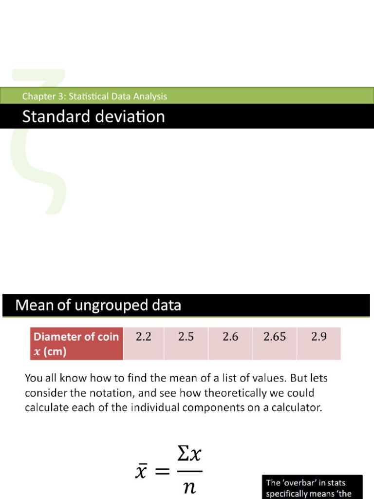 Understanding Standard Deviation Basics | PDF | Technology & Engineering