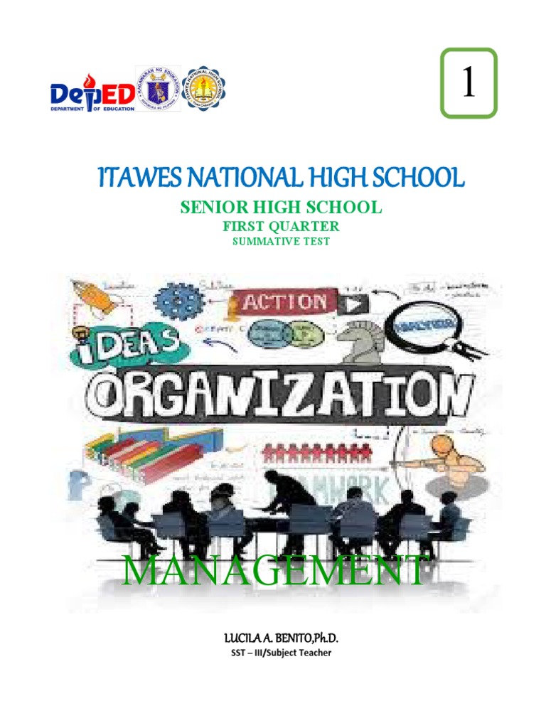 Itawes National High School: Management | PDF