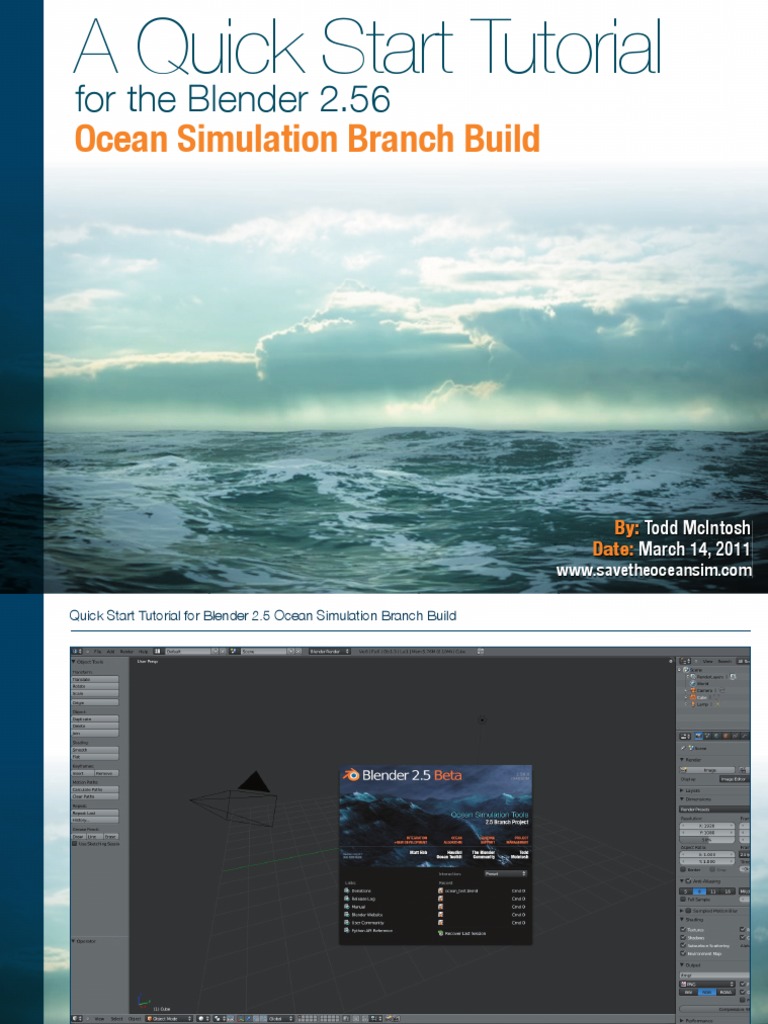 Ocean Sim Tutorial | PDF | Rendering (Computer Graphics) | Blender ...
