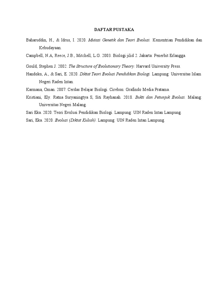 DAPUS | PDF | Ilmu Sosial