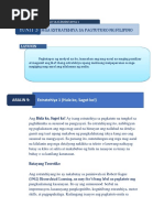 Estratehiya Sa Pagtuturo NG Filipino Sa Elementarya | PDF