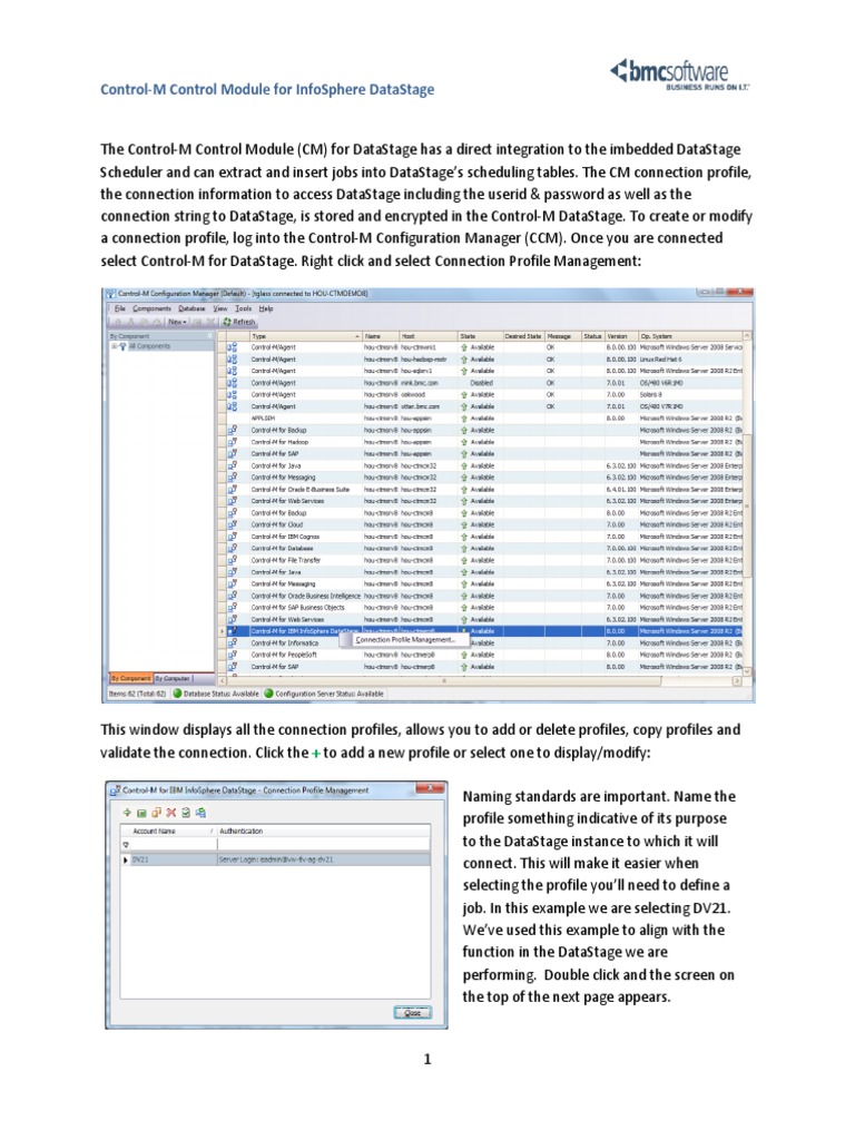 Control-M Integration with DataStage | PDF | Login | Password