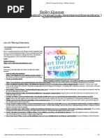 100 Art Therapy Exercises PDF | PDF | Art Therapy | Emotions