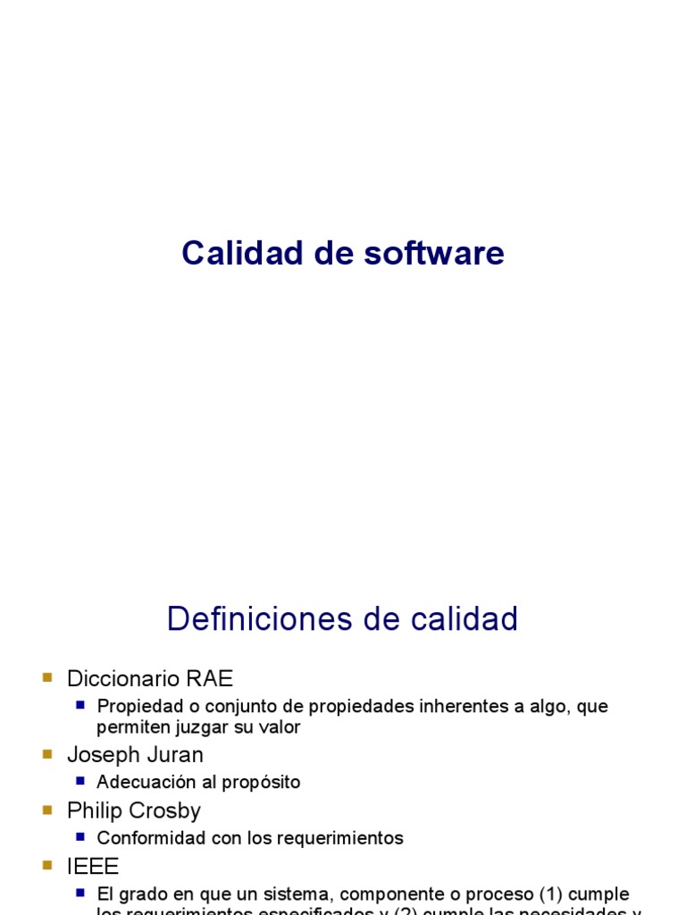 TOPINS 06 Pruebas - I | PDF | Calidad (comercial) | Software