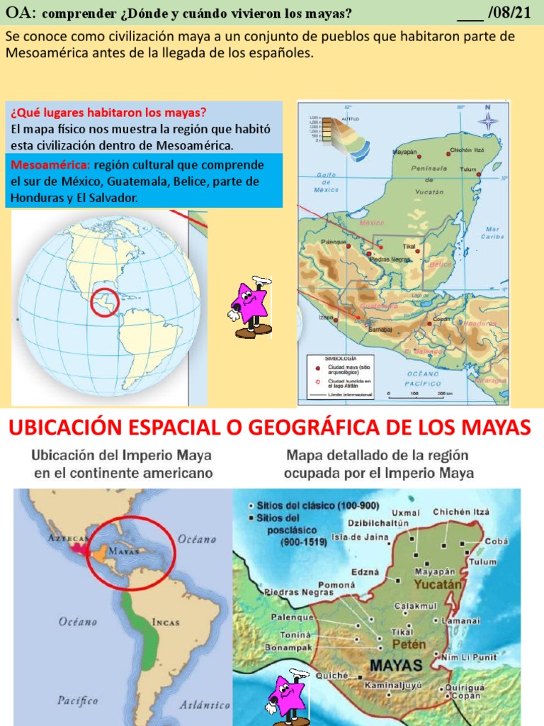 La ubicación geográfica de la civilización maya en Mesoamérica | PDF