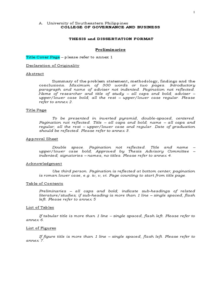 USeP Thesis Format | PDF | Statistics | Hypothesis
