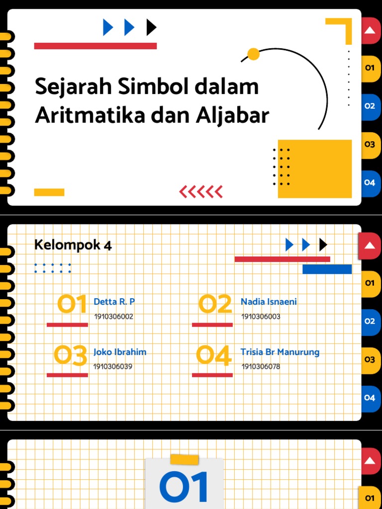 Sejarah Simbol Dalam Aritmatika Dan Aljabar | PDF