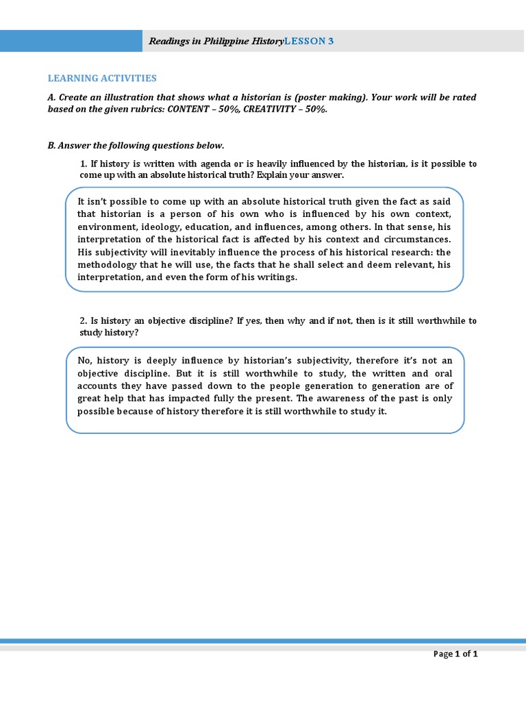 Module 1 Lesson 3 | PDF