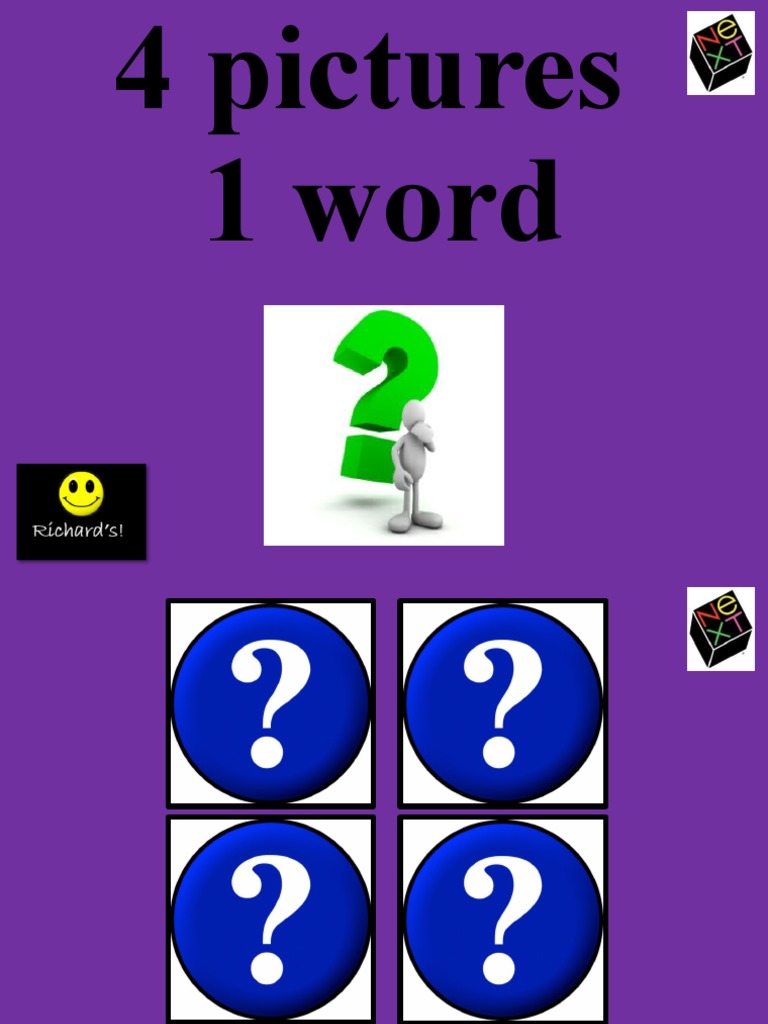 4 Pictures 1 Word Game 4.9052349.powerpoint | PDF