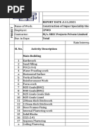DPR Format of Civil Engineers in Excel Format | PDF | Masonry | Brick