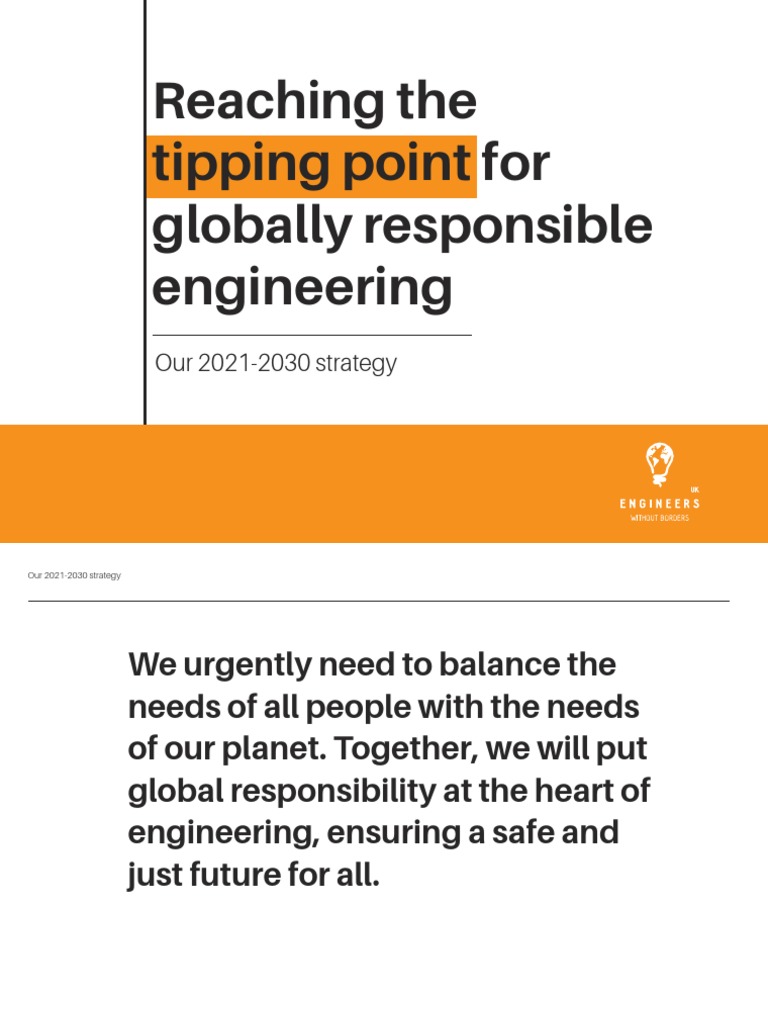Engineers Without Borders UK Strategy 2021 2030 | Download Free PDF | Sustainability | Engineering